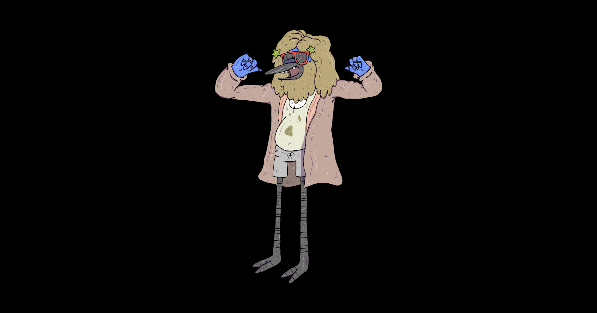 Regular Show - Mordecai Dumptown USA - Regular Show - Sticker | TeePublic