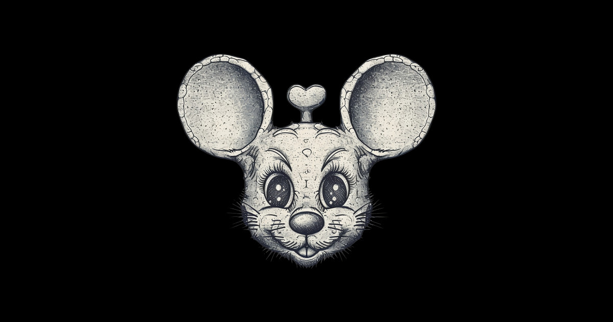 Trippy mouse of love - Mouse - Sticker | TeePublic