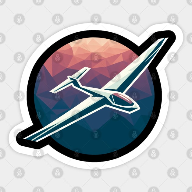 Glider Sailplane Biplane - Glider - Sticker | TeePublic
