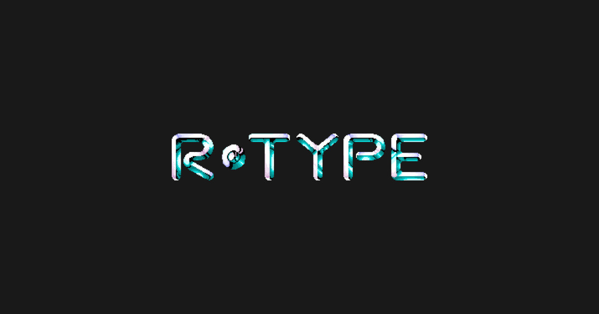 R-Type Logo - R Type - T-Shirt | TeePublic