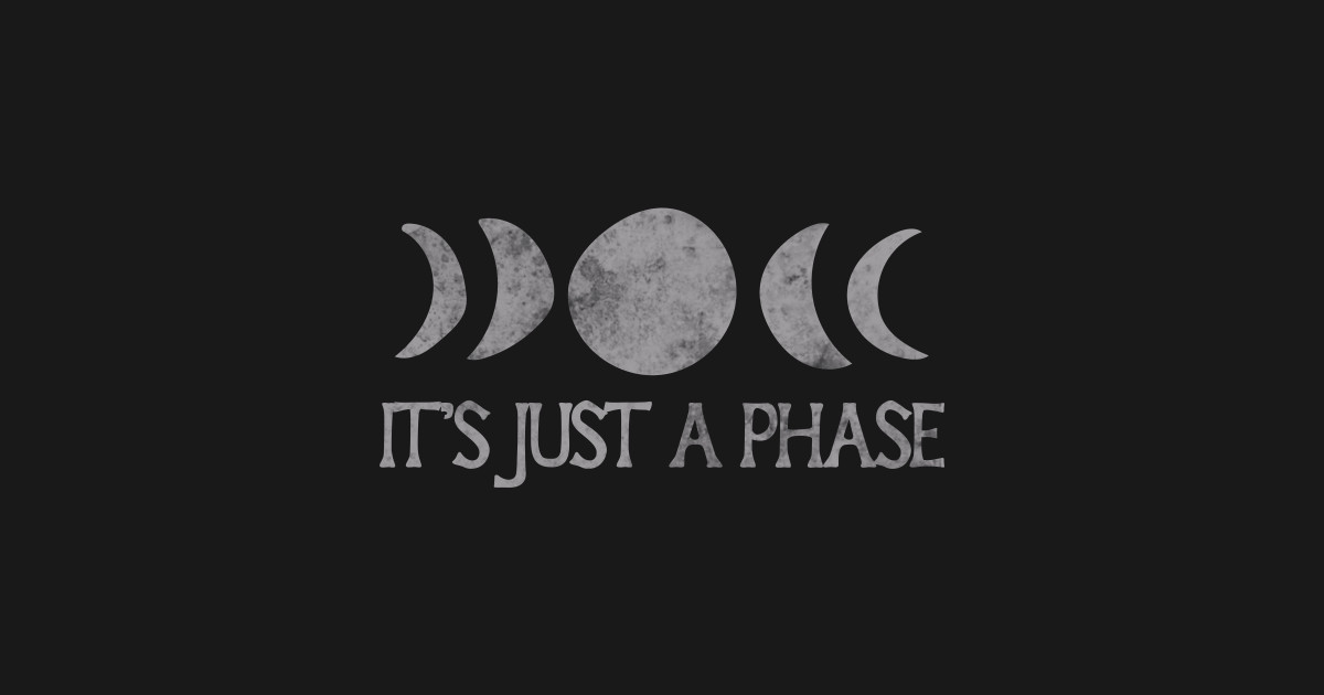 It's just a phase - Its Just A Phase - T-Shirt | TeePublic