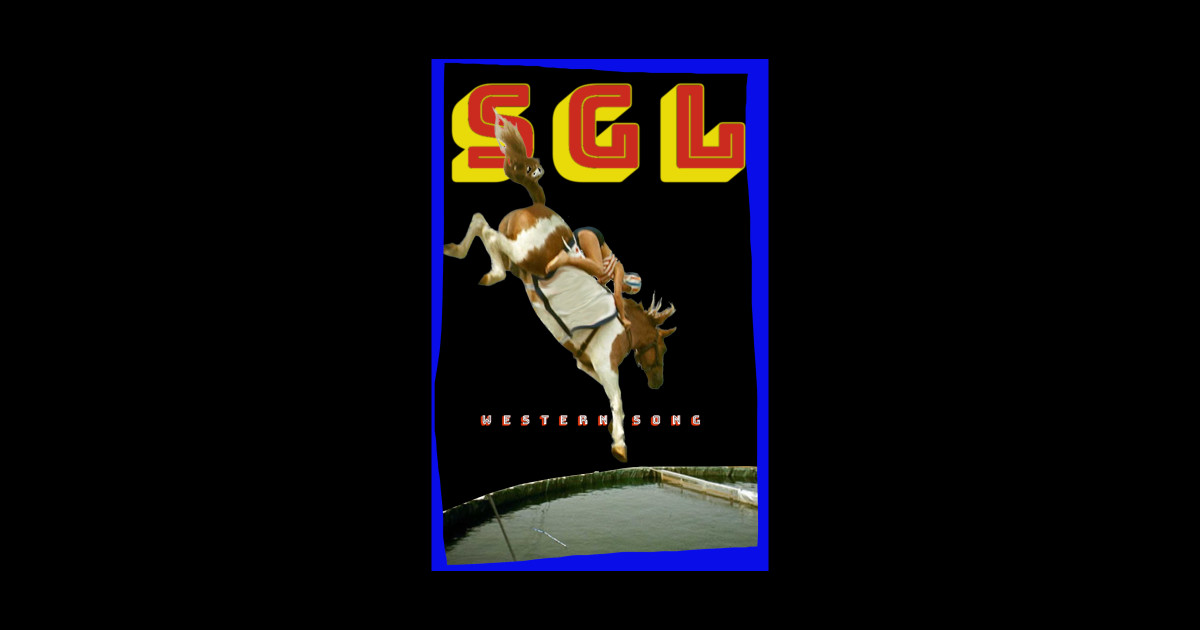 SGL Western Song with border - Sgl - Sticker | TeePublic