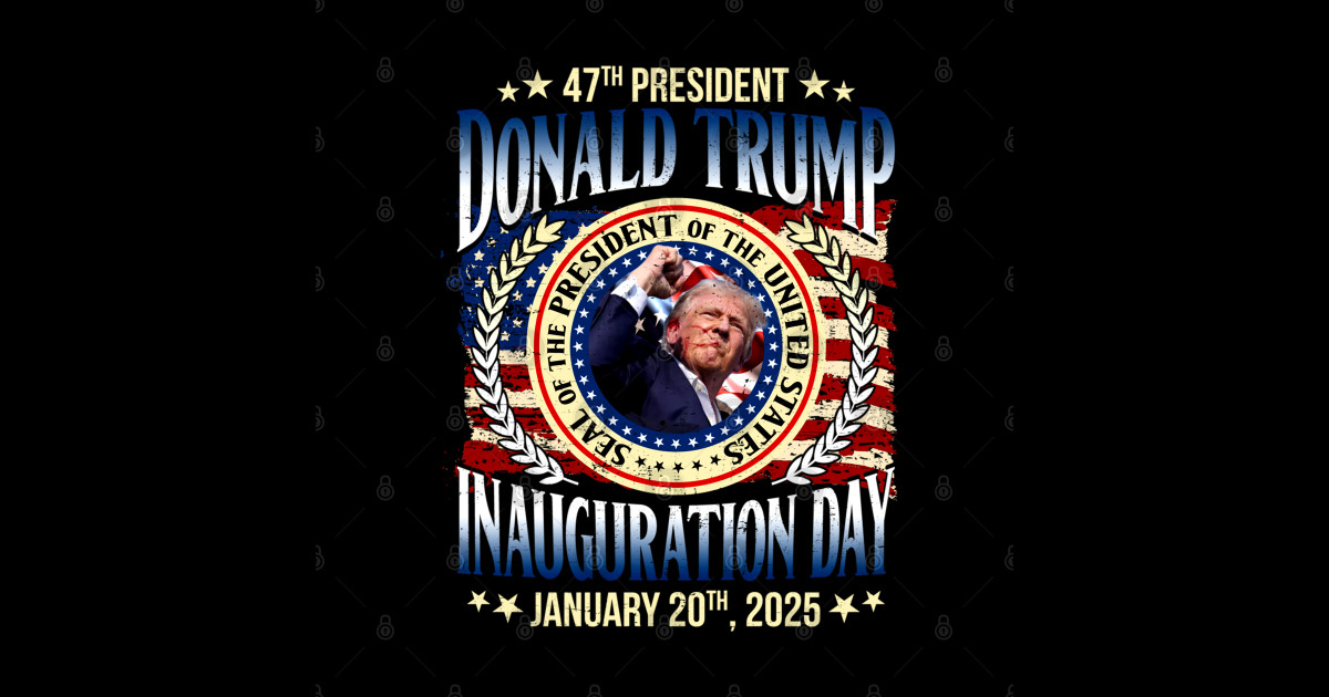 President Donald Trump Inauguration Day 2025 47th President ...