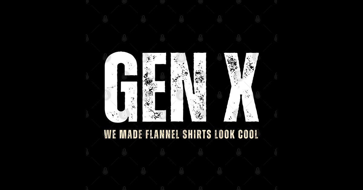 Gen X Retro Vibes Design for True Generation Xers - Gen Xers - Posters ...