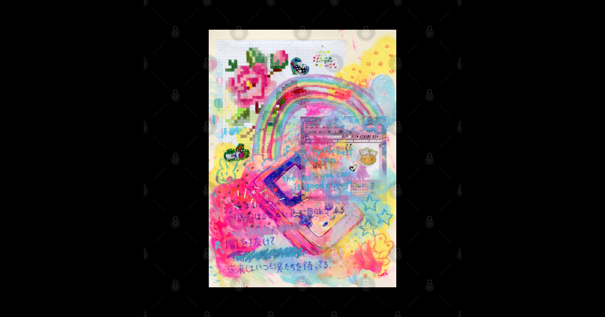 optimistic? - Collage - Posters and Art Prints | TeePublic