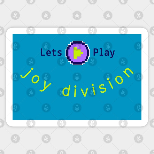 joy division pixel art - Joy Division - Sticker | TeePublic