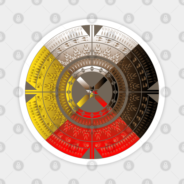 Four Directions - Native American Design - Magnet | TeePublic
