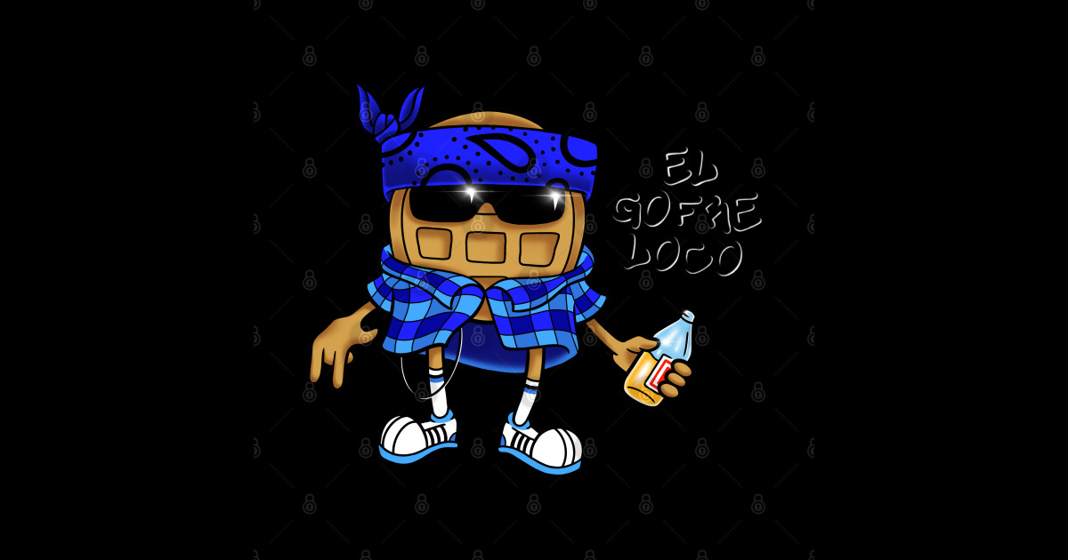 Gangsta Waffle - Gangsta - Sticker | TeePublic