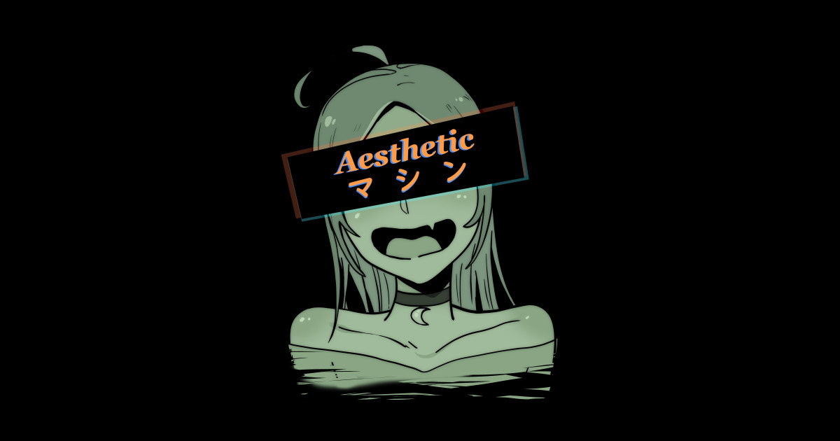 Lowkey Lewd Anime Girl - Anime Aesthetic Girl Japenese Ahegao - Sticker ...
