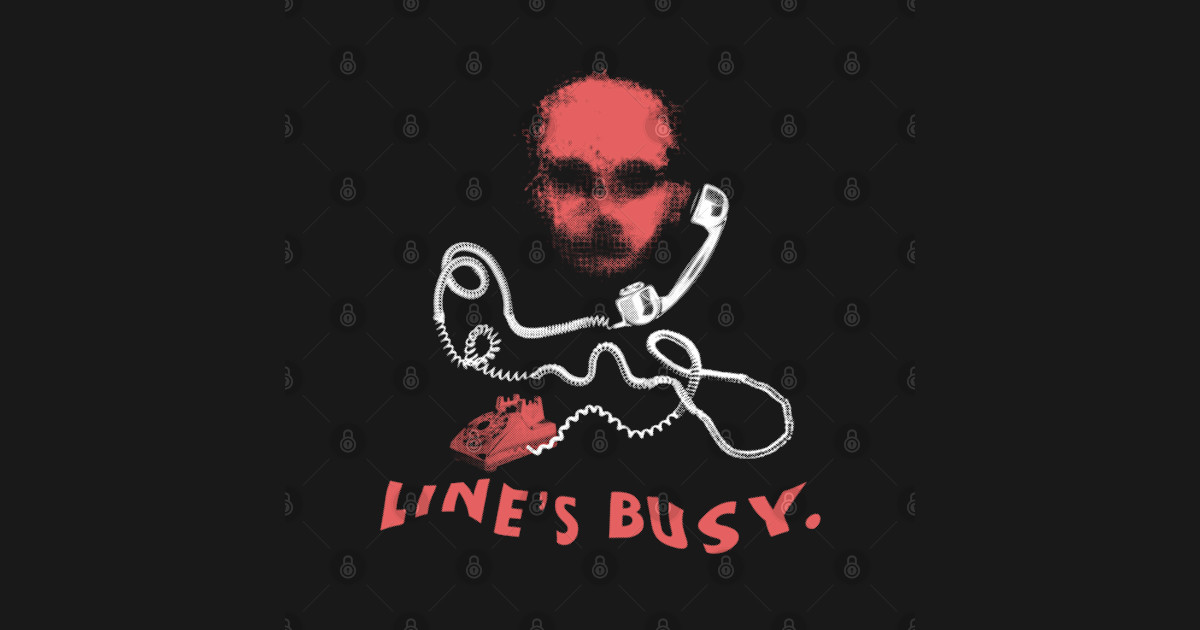 BUSY LINE - Horror - T-Shirt | TeePublic