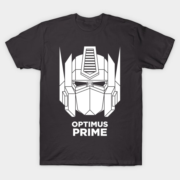 Optimus Prime (white) - Optimus Prime - T-Shirt | TeePublic
