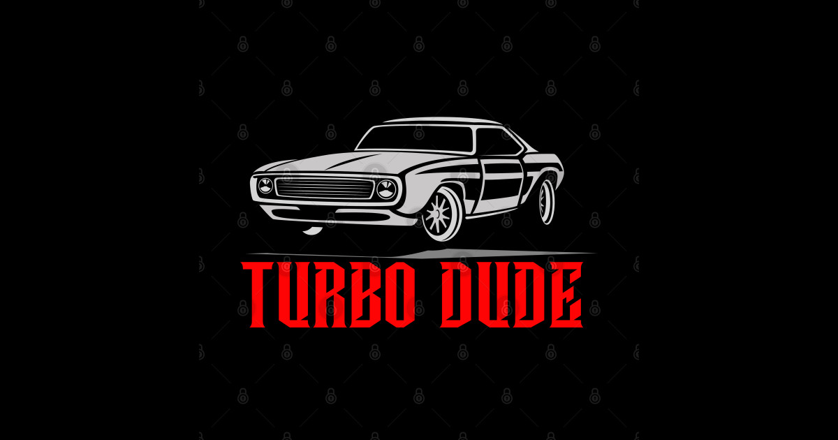 Turbo Dude Car - Turbo - Sticker | TeePublic