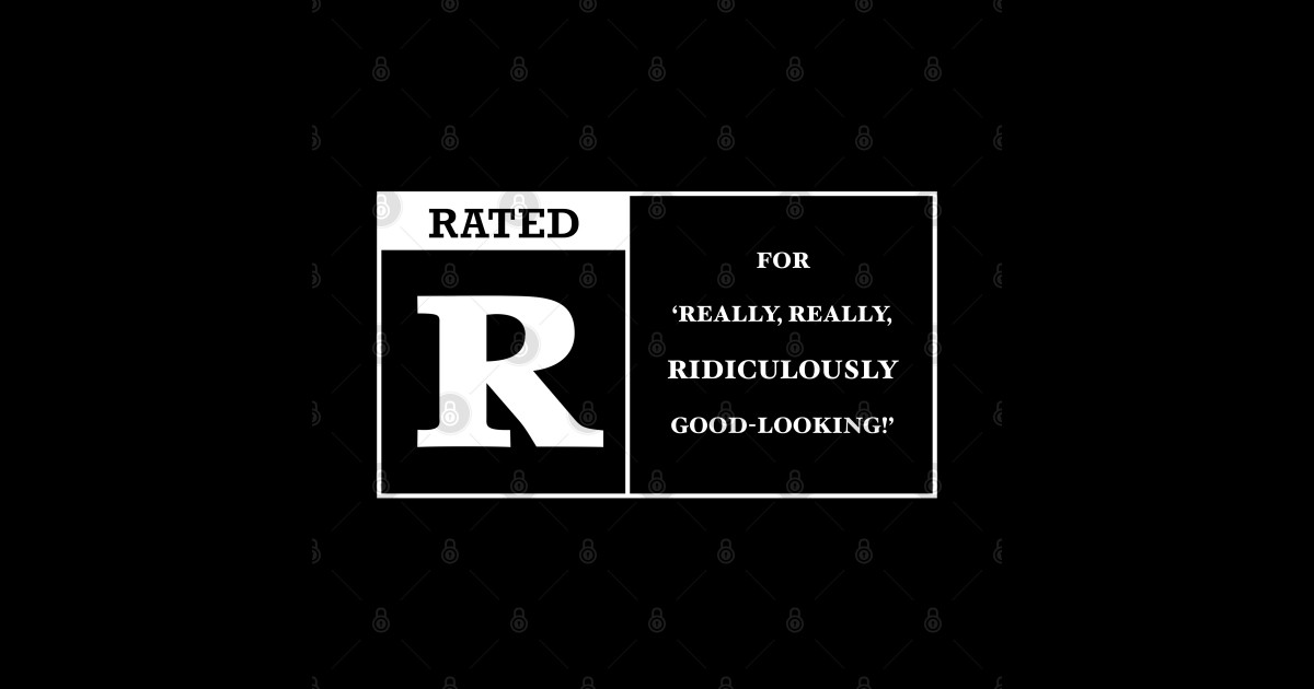 Rated R clear WHITE - Rated R - Sticker | TeePublic