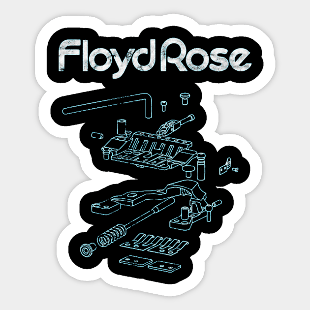 Floyd Rose Tremolo System - Floyd Rose Tremolo System - Sticker | TeePublic