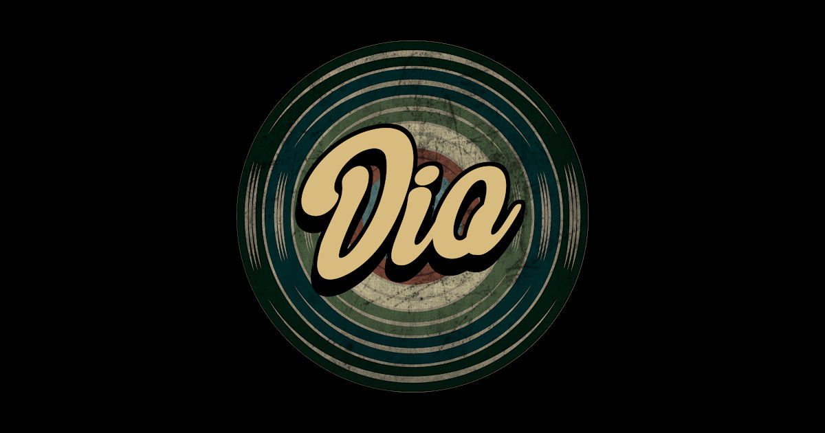 dio vintage cute - Dio - Sticker | TeePublic