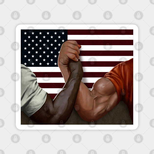 Dutch and Dillon famous Handshake - Arnold Predator - Magnet | TeePublic