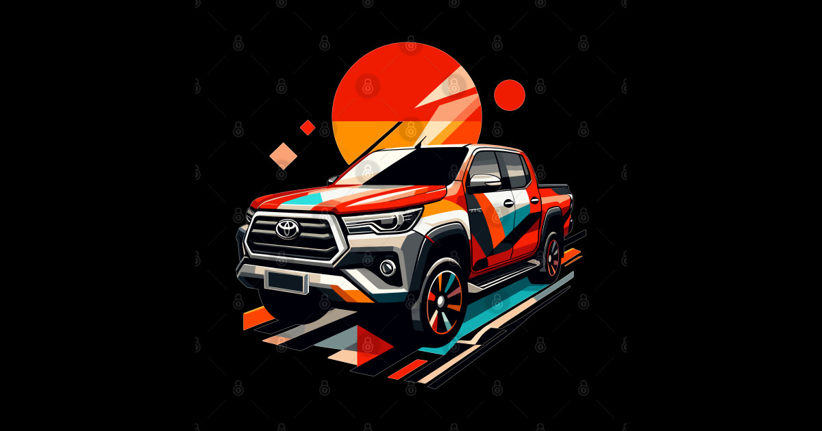 Toyota Hilux - Toyota - Posters and Art Prints | TeePublic