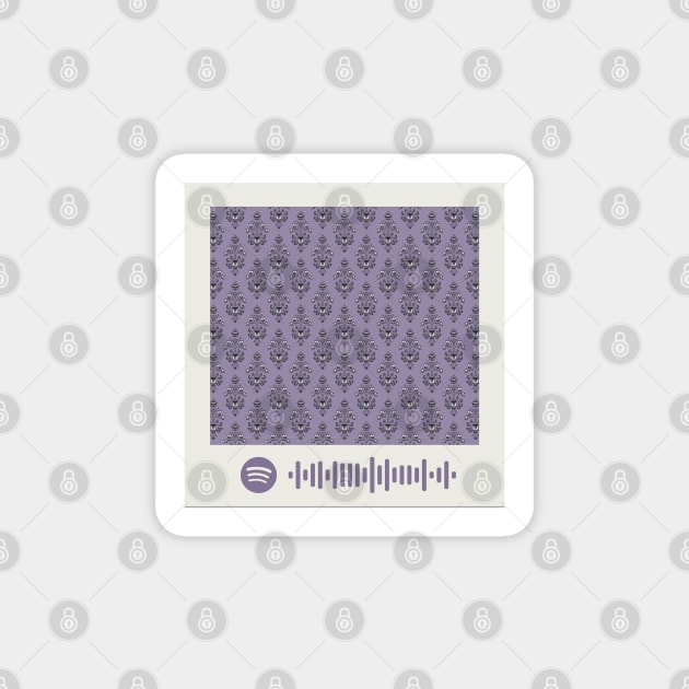 Grim Grinning Ghosts Spotify QR Code - Qr Code - Sticker | TeePublic