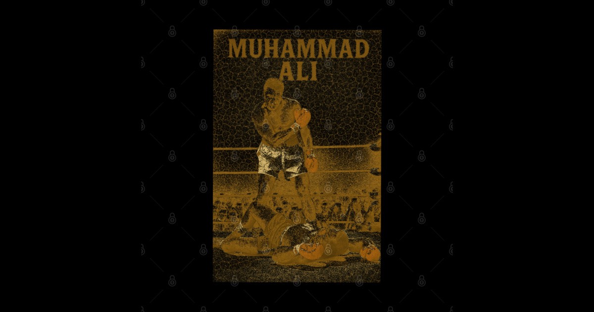 Muhammad Ali vintage - Muhammad Ali - Sticker | TeePublic