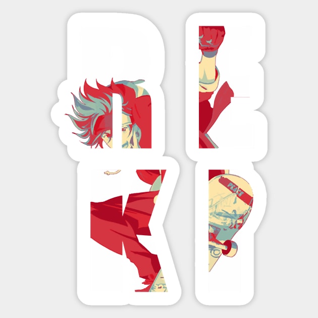 SK8 The Infinity Reki Kyan - Anime - Sticker | TeePublic
