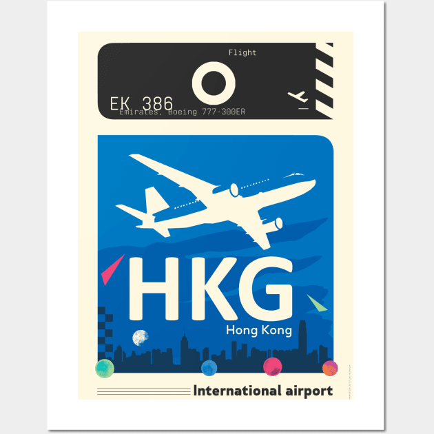 HKG HongKong airport code - Hong Kong - Posters and Art Prints | TeePublic