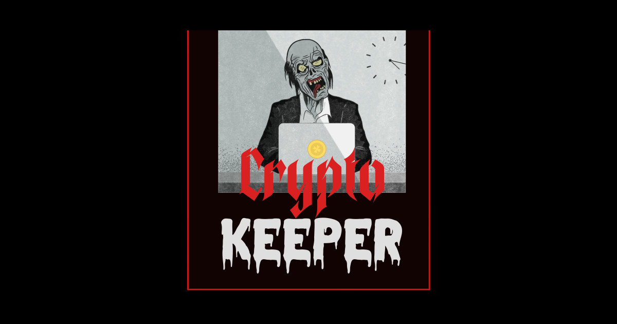creepy crypto keeper - Halloween Costumes - Sticker | TeePublic