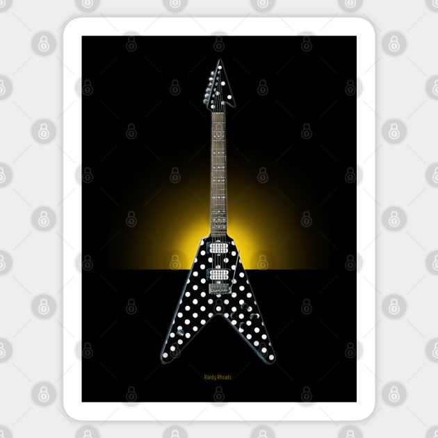 Legendary Guitars - Randy Rhoads - Randy Rhoads - Sticker | TeePublic