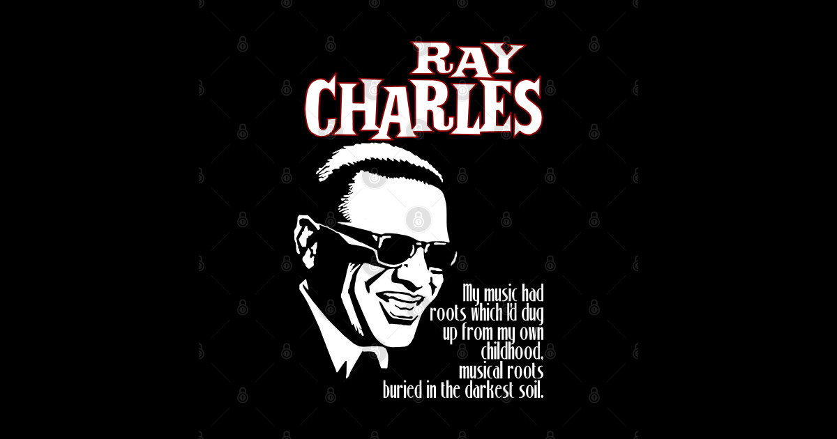 Ray Charles Design - Ray Charles - Sticker | TeePublic