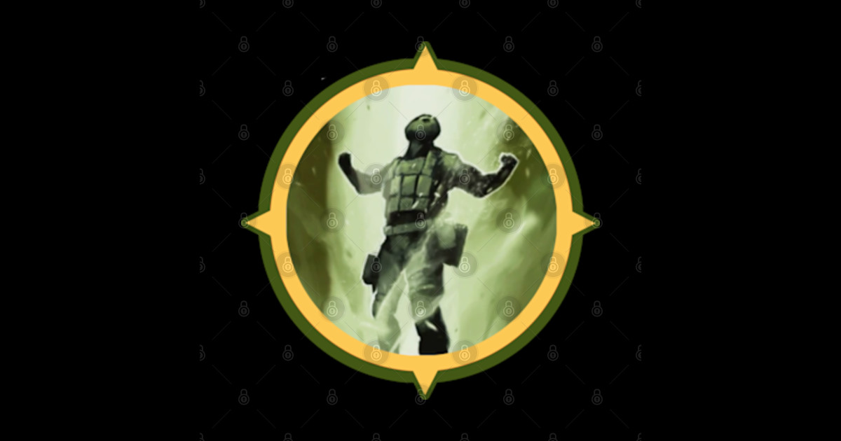 Technomancer Fixing Wave Logo - Outriders - Sticker | TeePublic