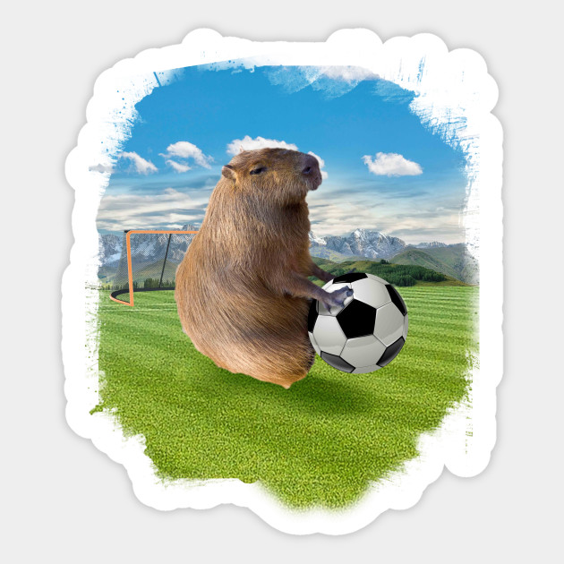 Capybara Playing Soccer Football - Capybara Playing Soccer Football ...