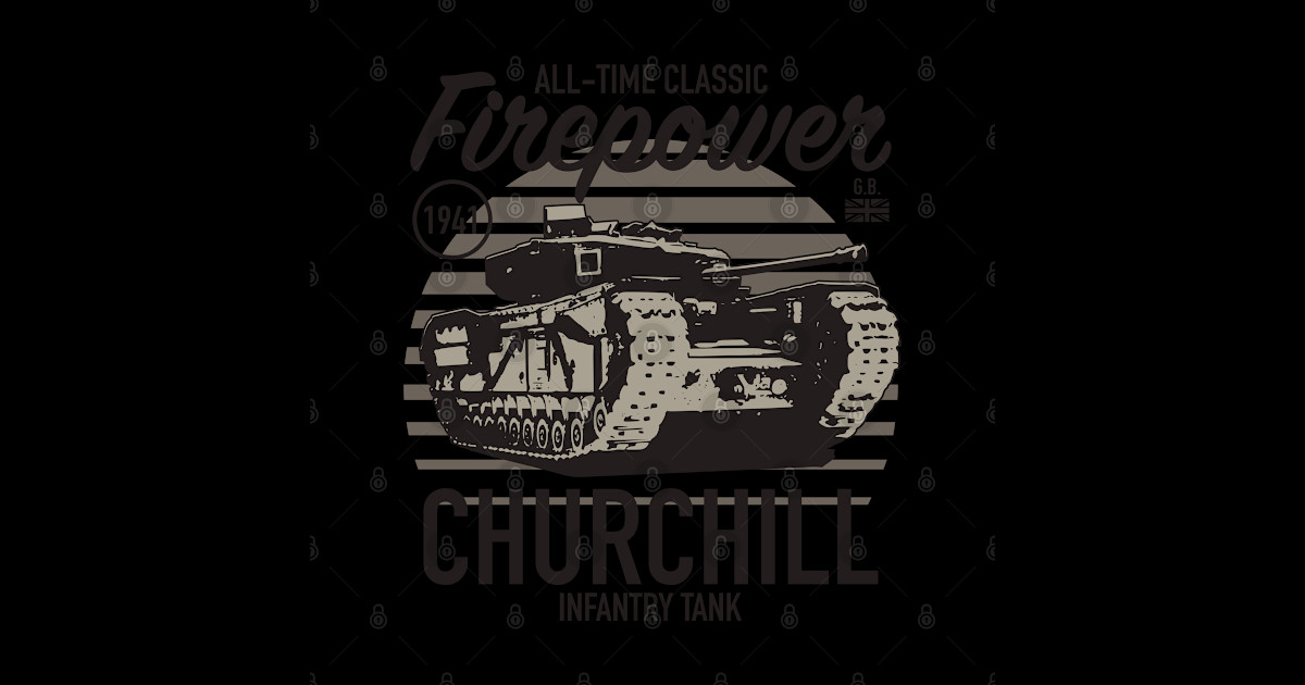 WW2 Churchill Tank - Ww2 British Churchill Tank - Sticker | TeePublic