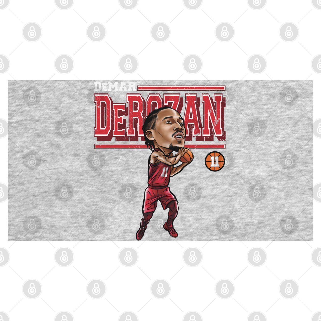 DeMar DeRozan Chicago Cartoon - Demar Derozan - T-Shirt | TeePublic