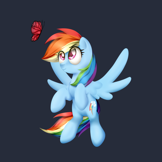 Rainbow Dash - My Little Pony - T-Shirt | TeePublic