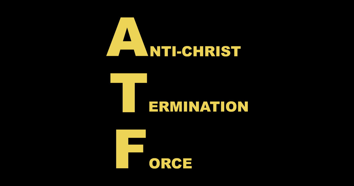 Anti-Christ Termination Force - Memeshirt - Sticker | TeePublic