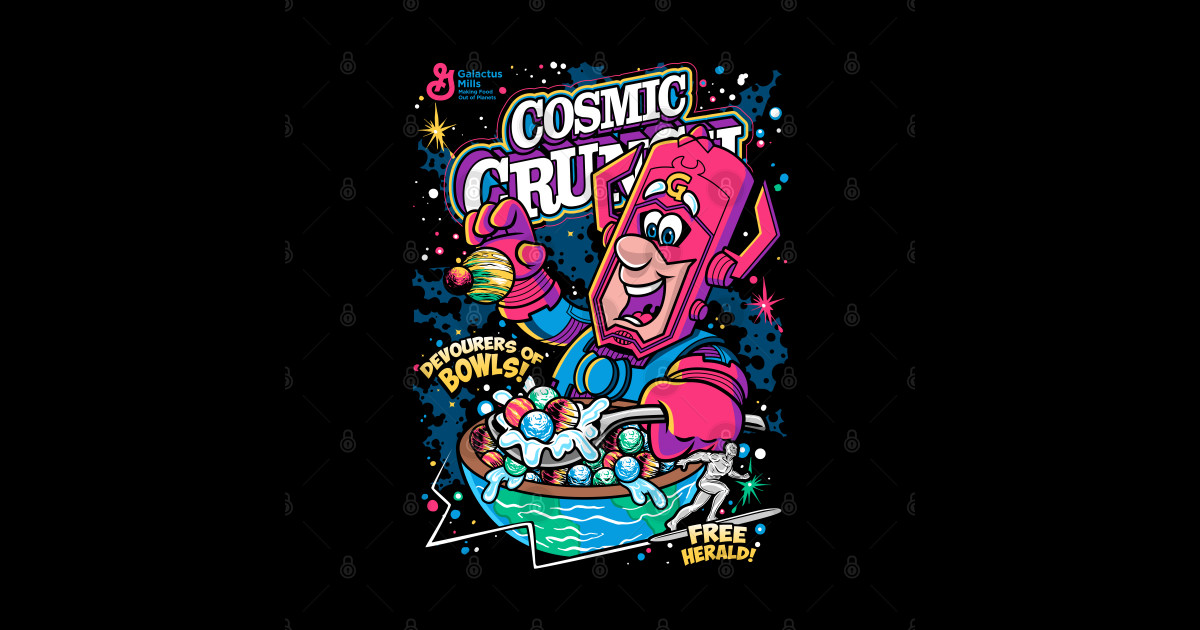 Cosmic Crunch Cereal - Cereal - T-Shirt | TeePublic