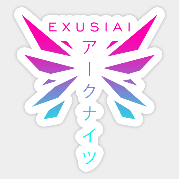 EXUSIAI ARKNIGHTS RAINBOW - Exusiai - Sticker | TeePublic
