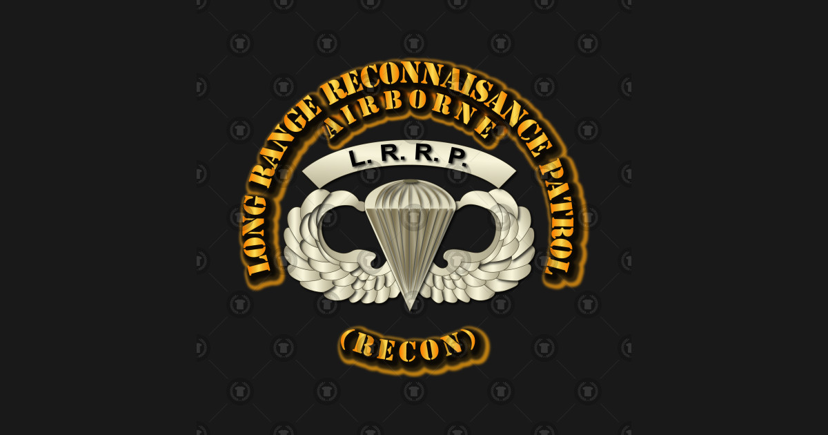 Airborne Badge - LRRP - Airborne Badge Lrrp - Posters and Art Prints ...