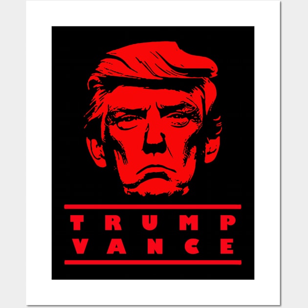 Trump Vance Red Logo - Trump Vance - Posters and Art Prints | TeePublic