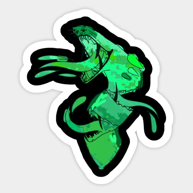 oi mate whats poppin - Creature - Sticker | TeePublic