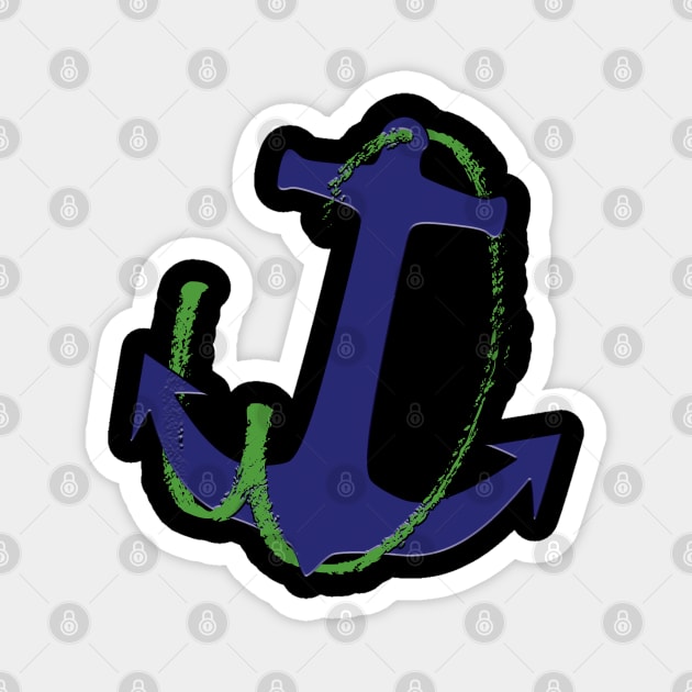 W anchor - W Anchor - Magnet | TeePublic
