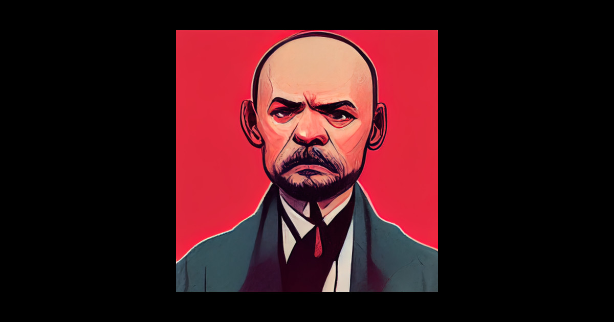 Vladimir Lenin | Comics Style - Comics - Sticker | TeePublic