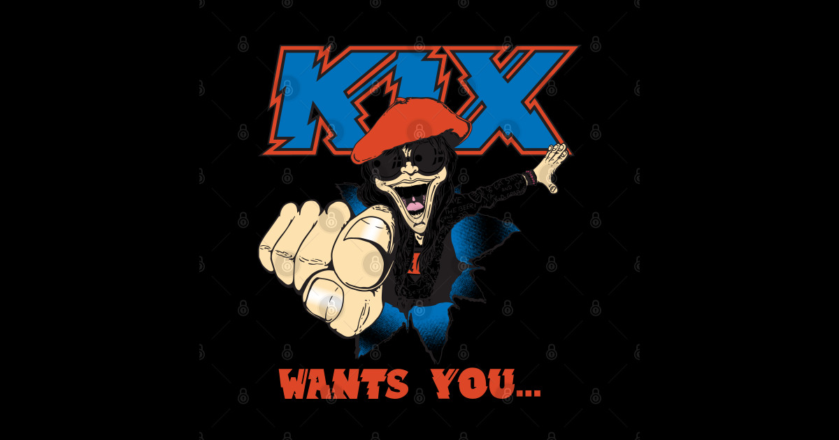Kix Wants You - Light - Kix - Sticker | TeePublic