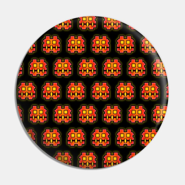 Geometry Dash Pattern - Geometry Dash - Pin | TeePublic