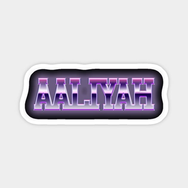Aaliyah neo-soul - Aaliyah - Sticker | TeePublic