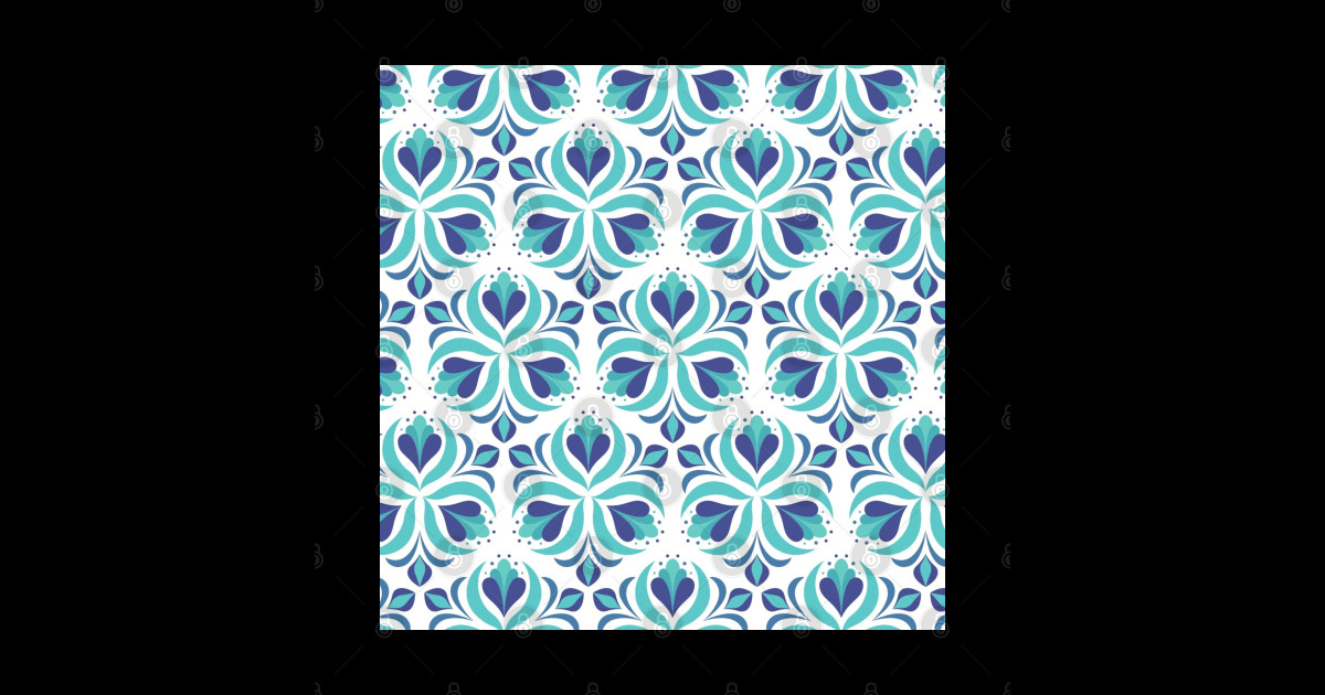 Unique Flower Pattern - Unique - Sticker | TeePublic