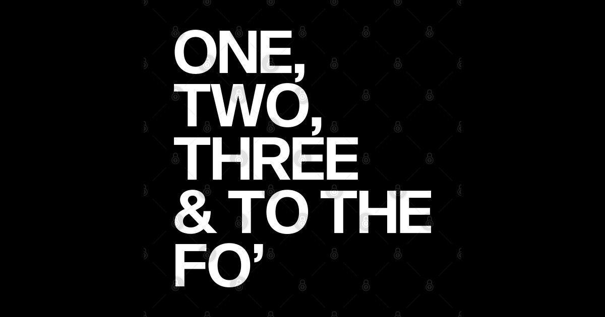 One, Two, Three & To The Fo' - Snoop Dogg - Magnet | TeePublic