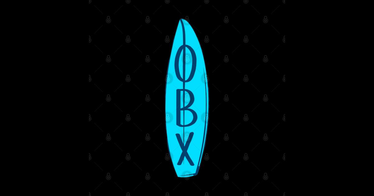 outer banks surf obx - Outer Banks - Sticker | TeePublic