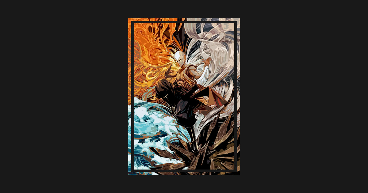 Aang Rage Mode Avatar - Avatar The Last Airbender - T-Shirt | TeePublic