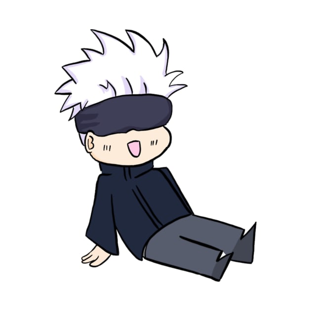 Chibi Gojo Relaxed , jujutsu kaisen, chibi, jjk, gojo, sukuna, megumi ...