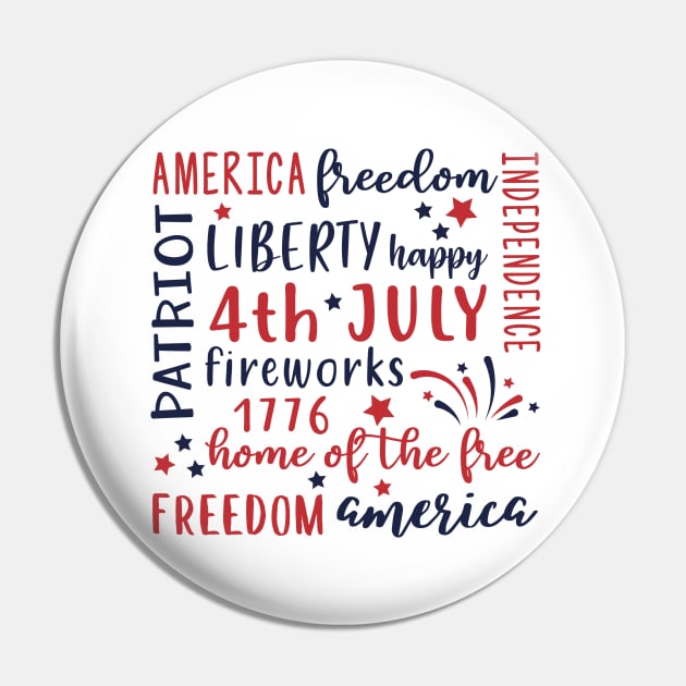 4th of july design - independence day, america - 4th Of July - Pin ...